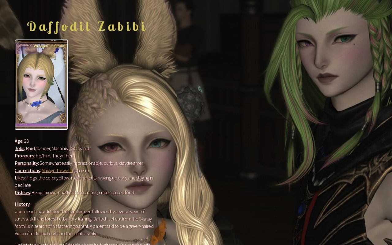 The Daffodil of Zabibi